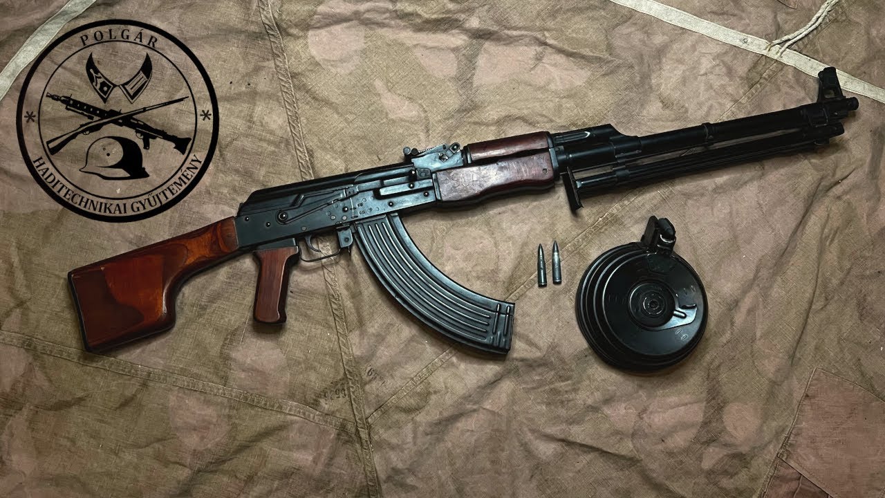RPK golyószóró szét-összeszerelése / Russian - Soviet army RPK light ...