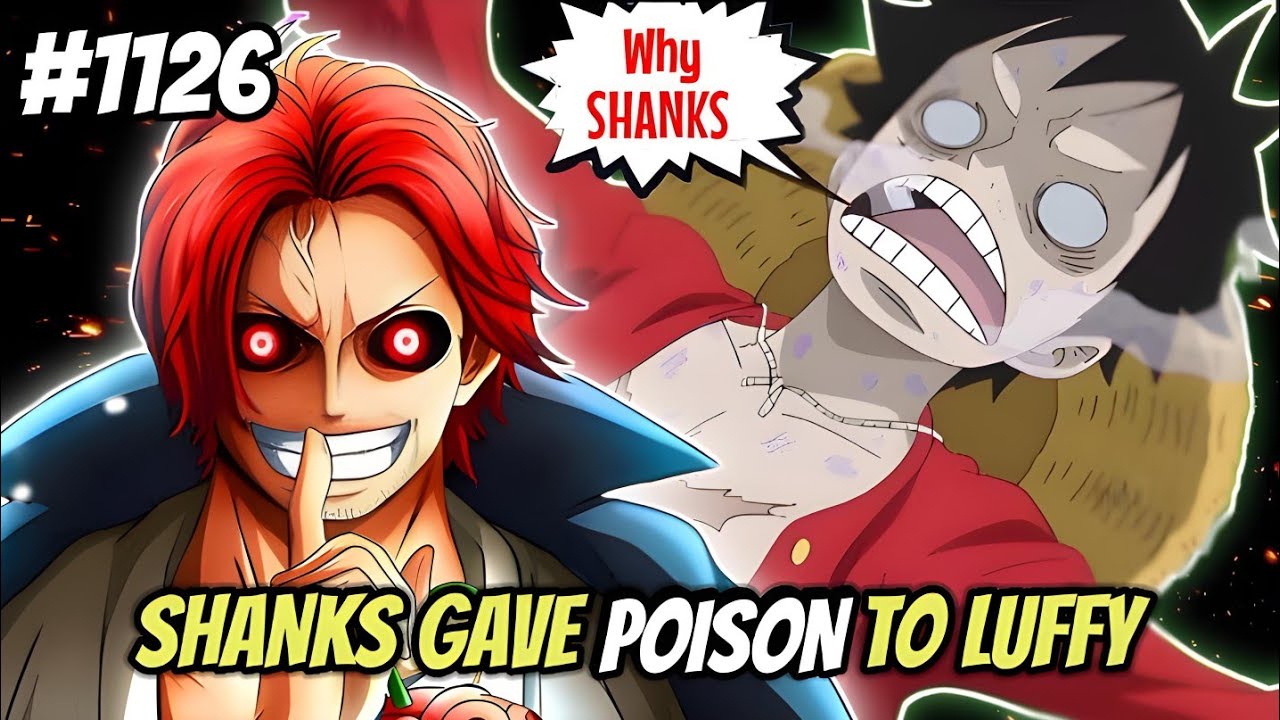 Evil Shanks POISONED Luffy! | One Piece Chapter 1126 Spoilers 🔥 - YouTube