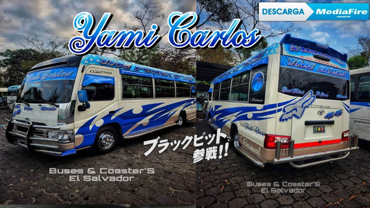 Coaster Salvadoreña Ruta 44 Yami Carlos + link 600 subs - YouTube
