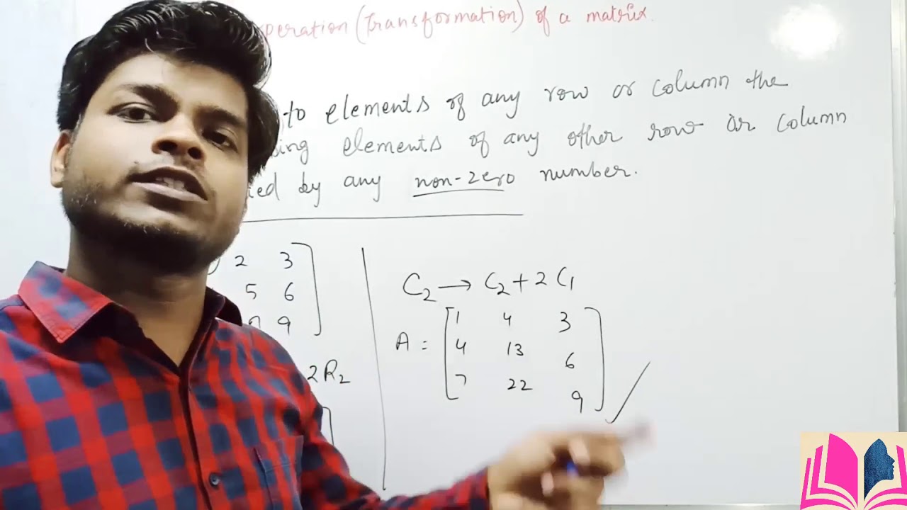 M-4 MATRIX( elementry operation, inverse matrix )// CBSE & NCERT // BY ...