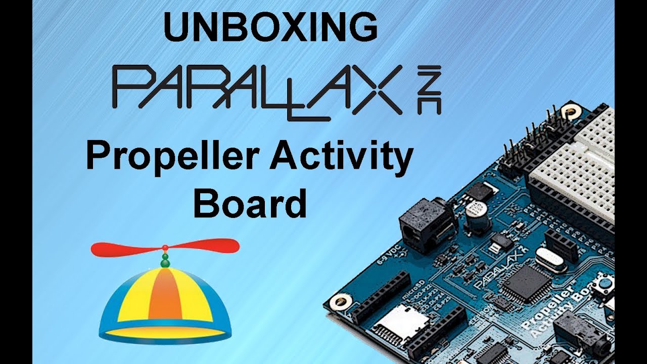 Unbox Parallax Propeller Activity Board Youtube