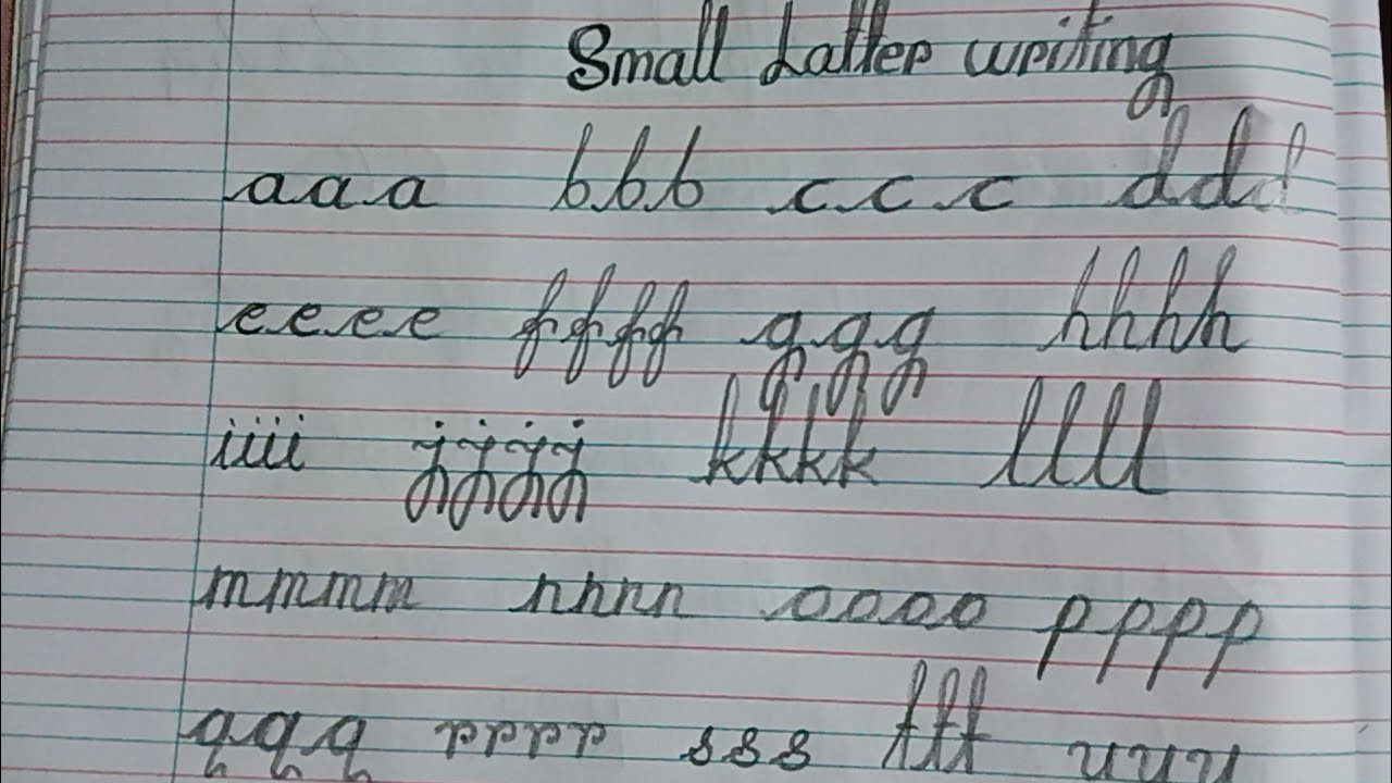 English small letter writing/English cursive letter practice/English ...