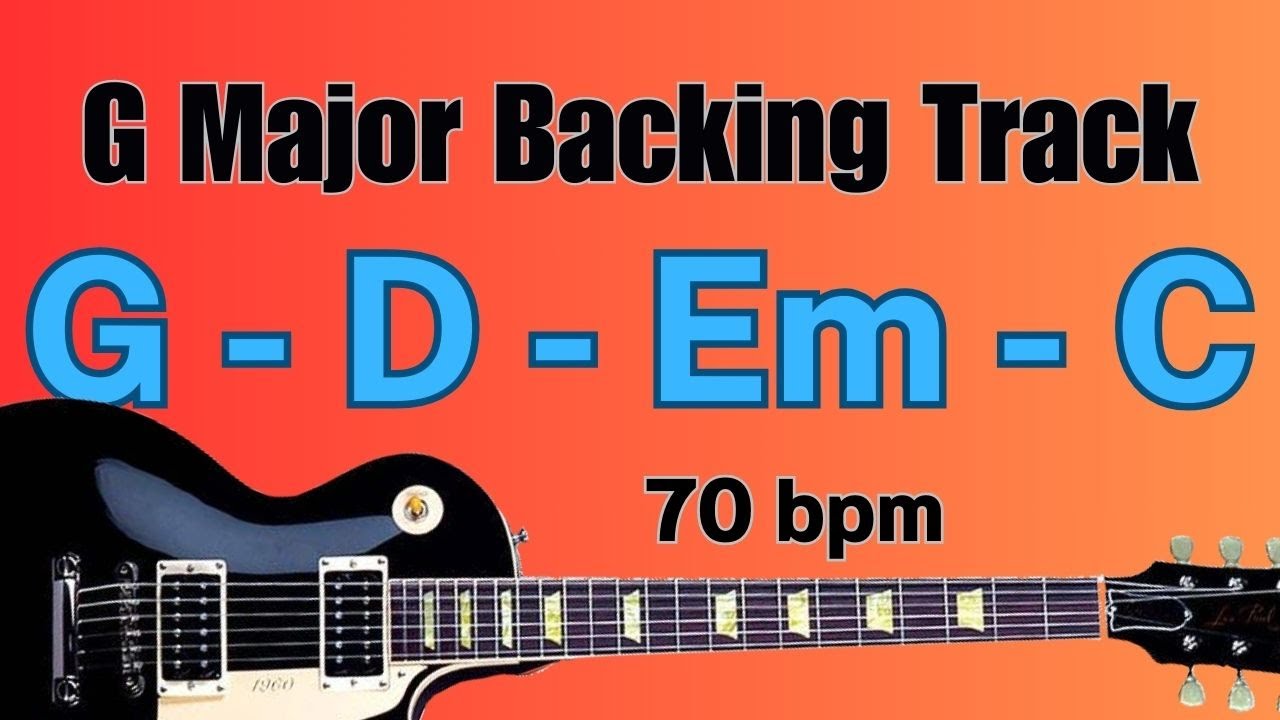 G Major Backing Track at 70 BPM (G-D-Em-C) - YouTube