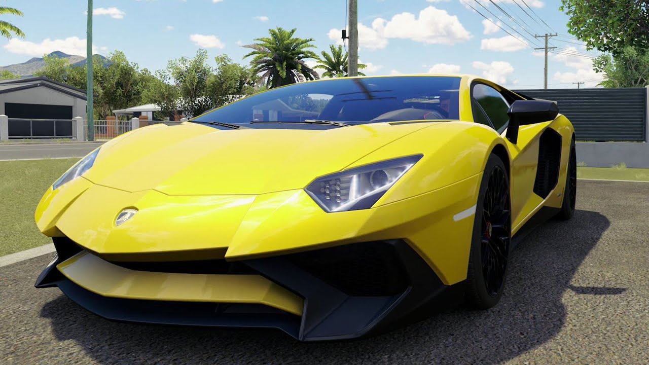 Lamborghini Aventador LP750-4 SV 2016 - Forza Horizon 3 - Test Drive ...