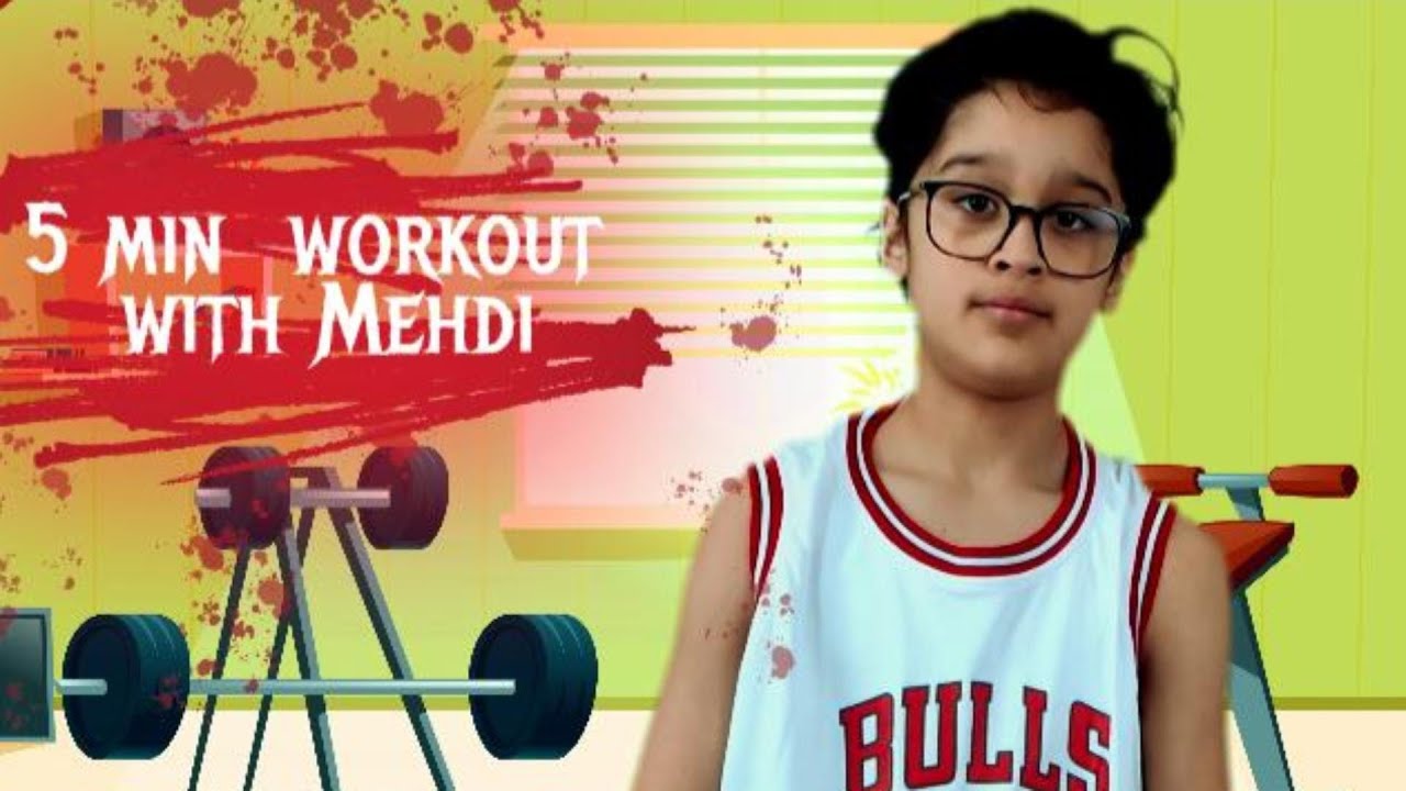 5 Minute Workout For Kids with Mehdi.Fitness for everyone - YouTube