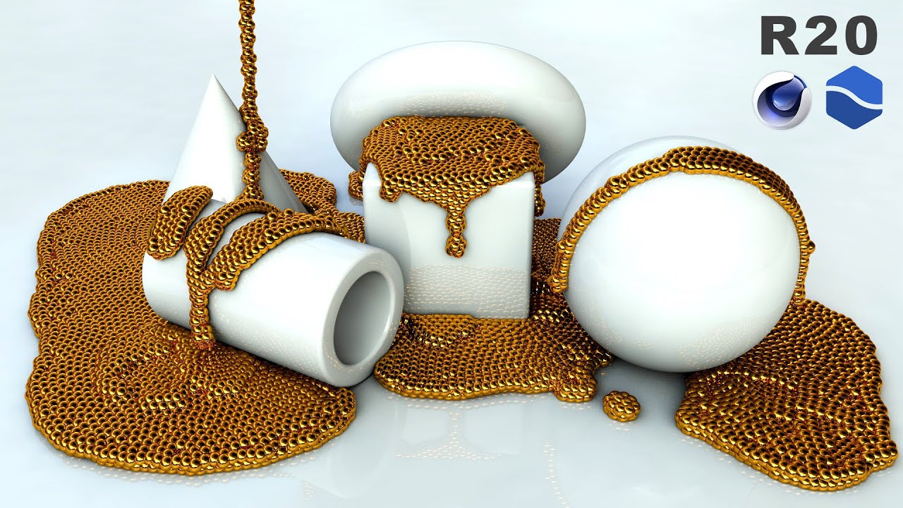 Cinema 4D Tutorial - Beautiful Gold Sphere Animation - YouTube
