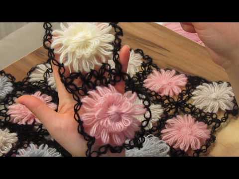 Çiçek Motifli Yelek (2.Bölüm) Motif Birleştirme