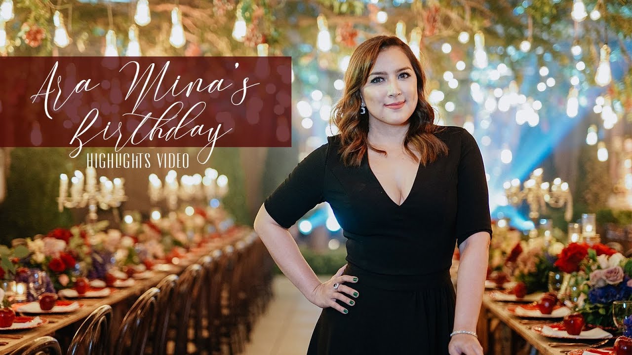 Ara Mina's Birthday | Highlights Video by Nice Print Photography - YouTube