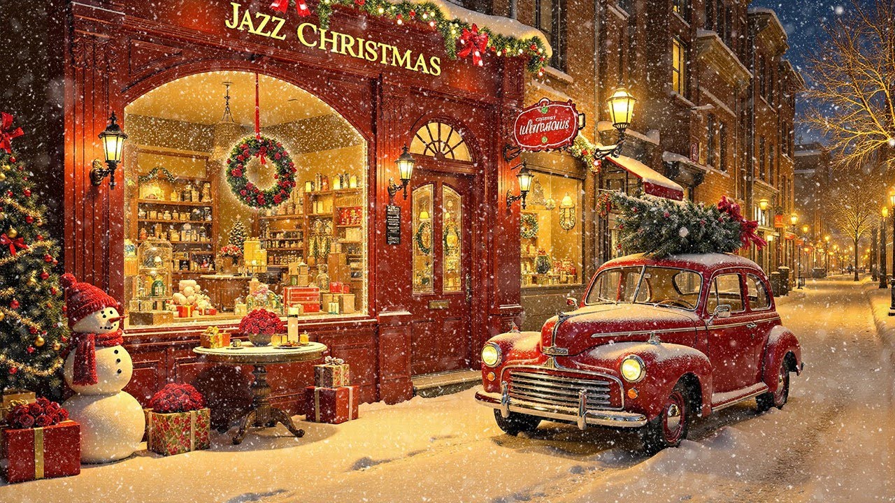 Sweet Christmas Jazz ☕ Smooth Jazz Music and Christmas Bossa Nova Music ...