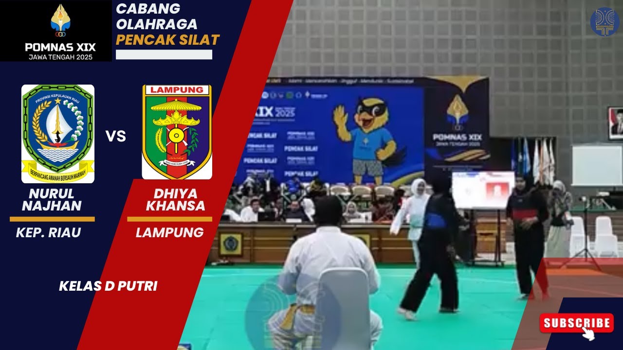 POMNAS 2025‼️KELAS D PUTRI🔥NURUL NAJHAN🔵KEPULAUAN RIAU🔵vs DHIYA KHANSA ...