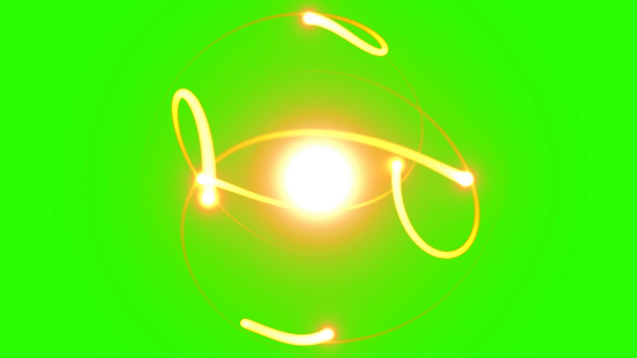 FREE HD Green Screen - ENERGY ATOM - YouTube