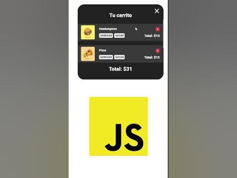Queres aprender a hacer este CARRITO de COMPRAS con REACT? - YouTube