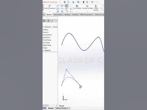 How to create Spline in Solidworks #shorts #solidworks #tutorial #cadsoftware #engineering - YouTube