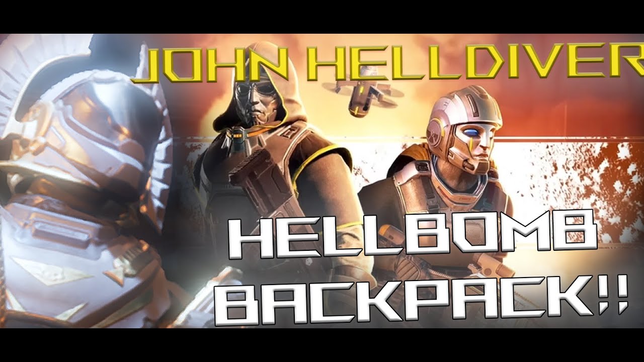 John Helldiver Hellbomb backpack shenanigans - YouTube