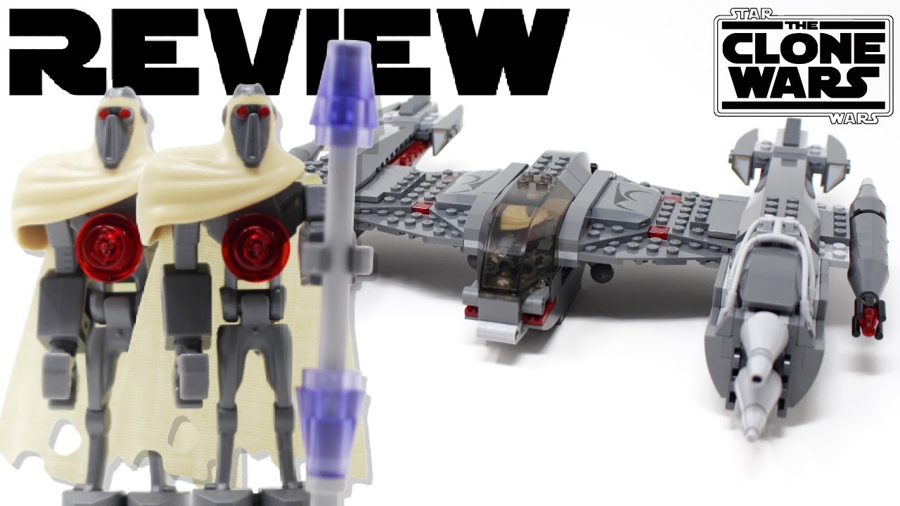 LEGO STAR WARS The Clone Wars 7673 Magna Guard Starfighter REVIEW ...
