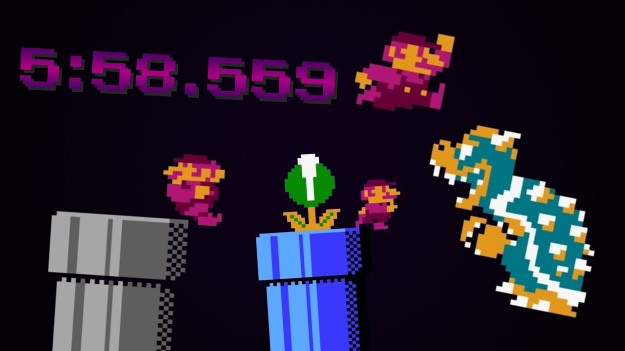 Super Jario Bros. Any% in 5:58.559 *WR* - YouTube