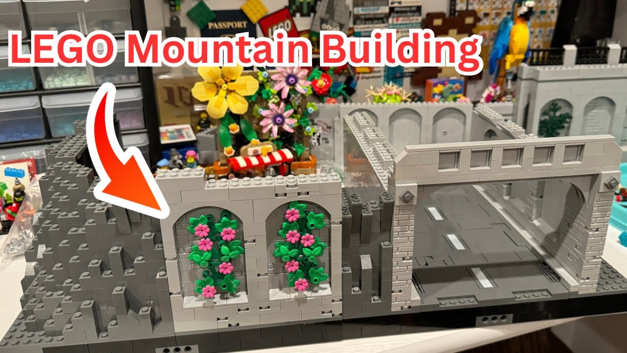 LEGO Mountain Building - YouTube