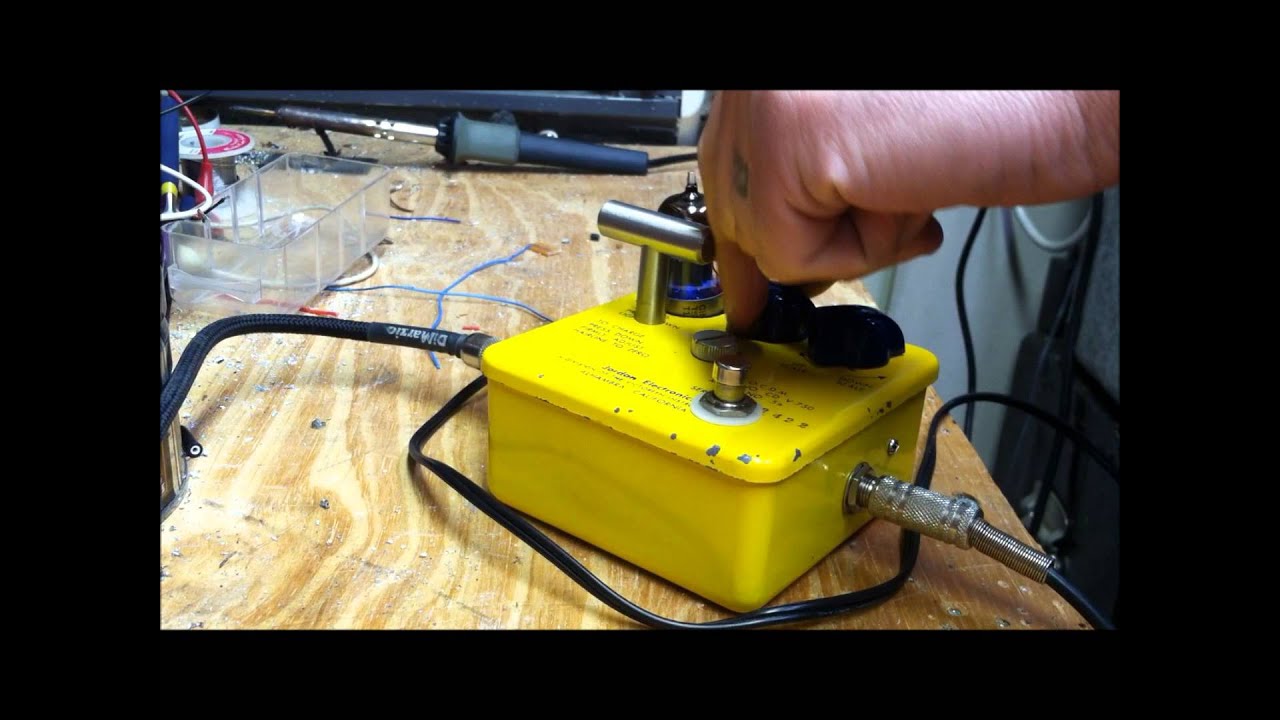 diy valvecaster 12au7 overdrive - YouTube