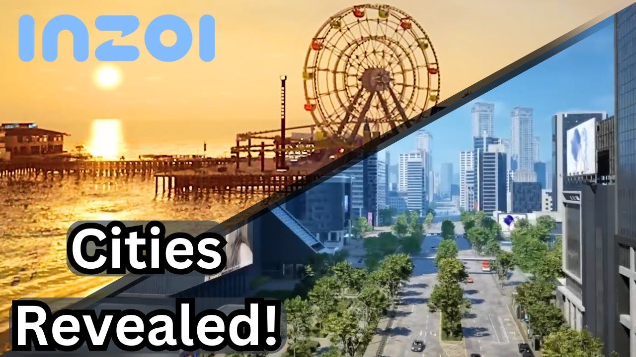 inZOI | What CITIES will be Included with BASE GAME - YouTube