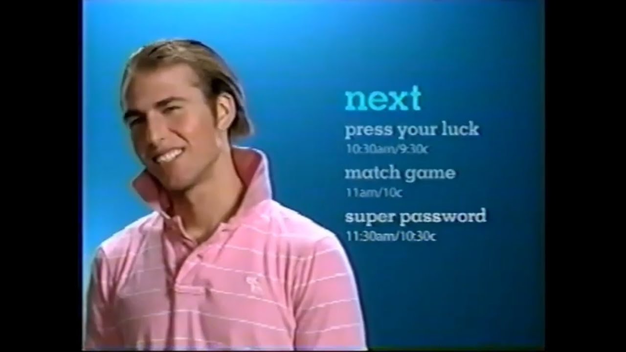 GSN: Get in the Game — Next: "Press Your Luck" / "Match Game" / "Super ...