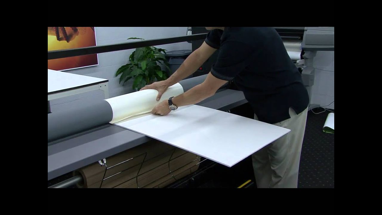 Mounting Pressure Sensitive Vinyl Decals - YouTube
