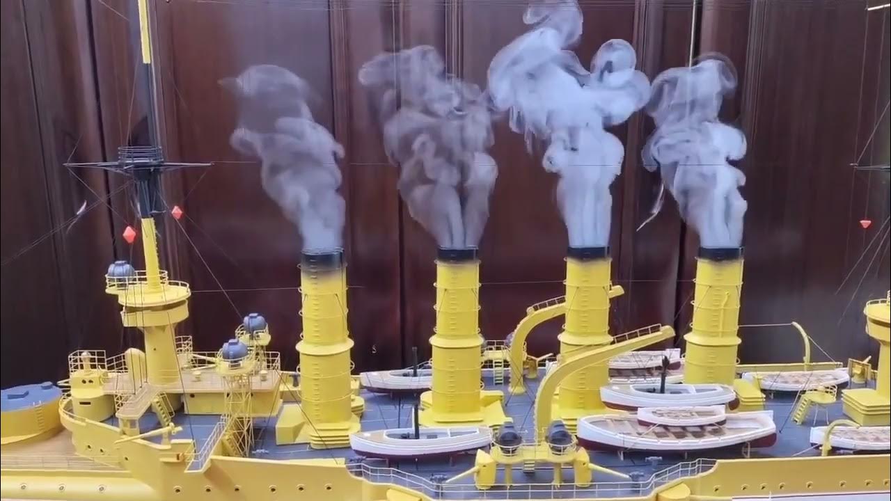 Remote control smoke machine to control the cruise ship model smoke ...