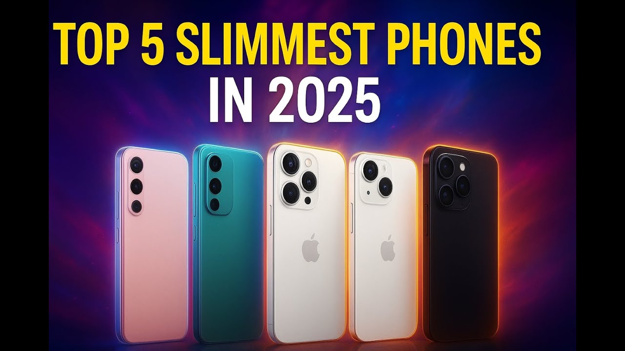 Top 5 Slimmest Phones of 2025 🔥 | Ultra-Thin Smartphones Ranked - YouTube