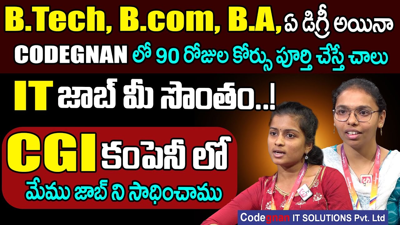 Codegnan: Student's Got Placed In CGI Company | Level Up Your IT Skills ...