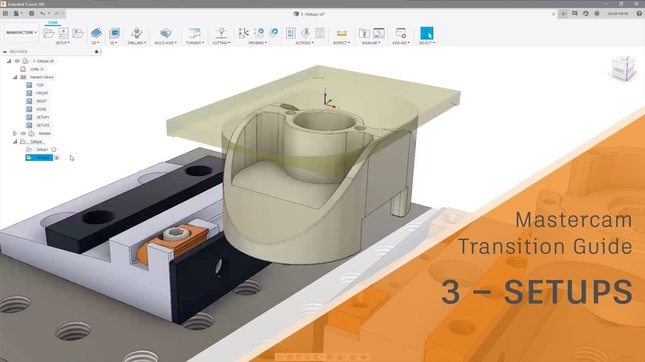 Mastercam Transition Guide - Setups - 3/7 - YouTube