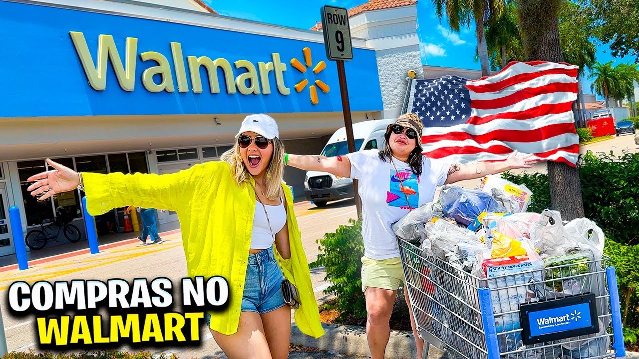 NOSSA PRIMEIRA COMPRA NO WALMART DE MIAMI ESTADOS UNIDOS !!! - YouTube