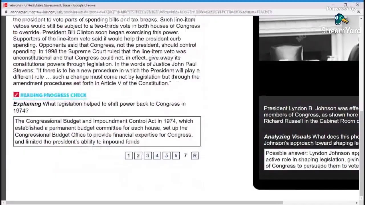 US Gov Chapter 6 Lesson 2 and 3 - YouTube