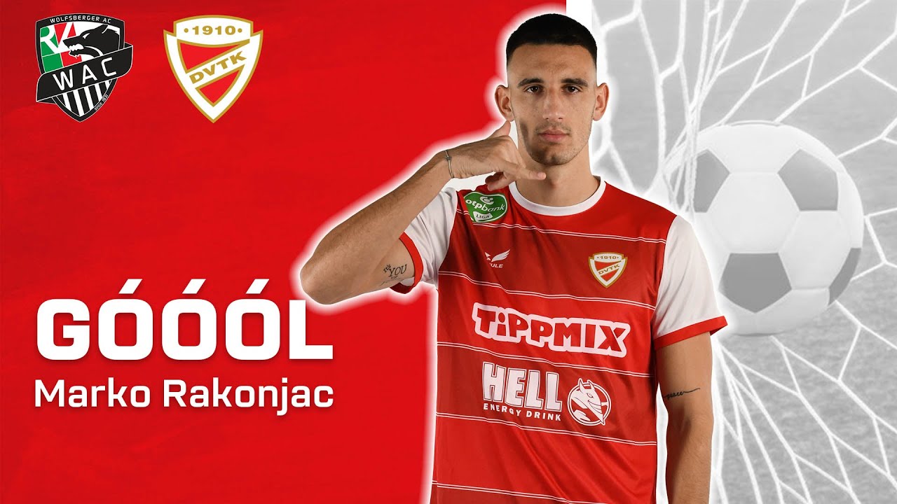 Marko Rakonjac 2. gólja | Wolfsberg - DVTK | 3-3 | Felkészülési ...