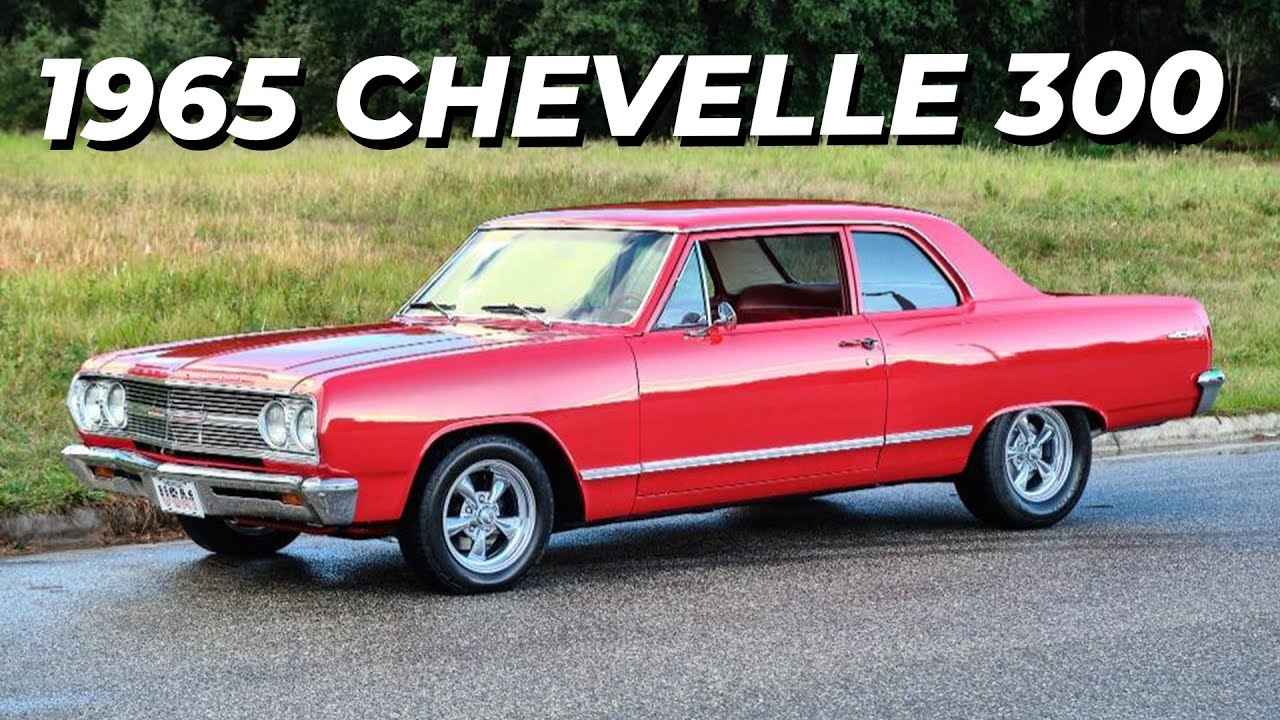 1965 CHEVELLE MALIBU 300 DELUXE RED - YouTube