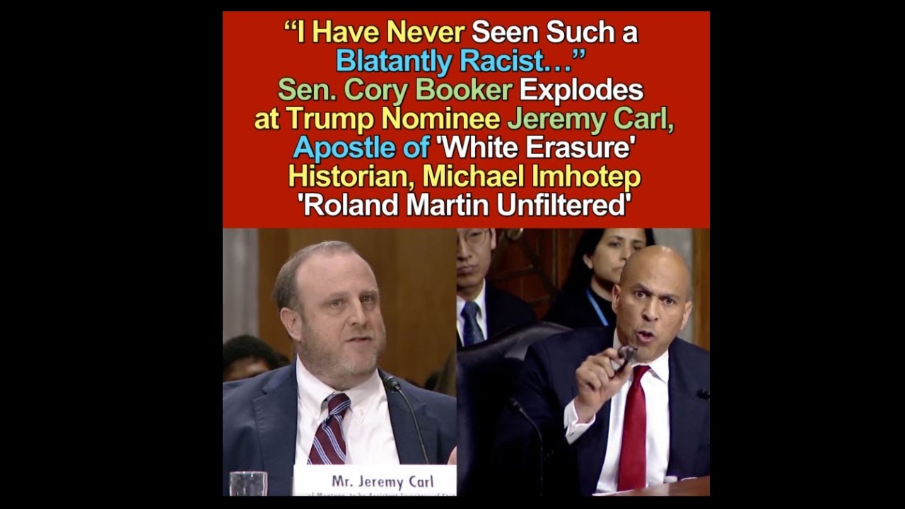 “I Have Never Seen Such a Blatantly Racist…”, Sen. Cory Booker Explodes ...