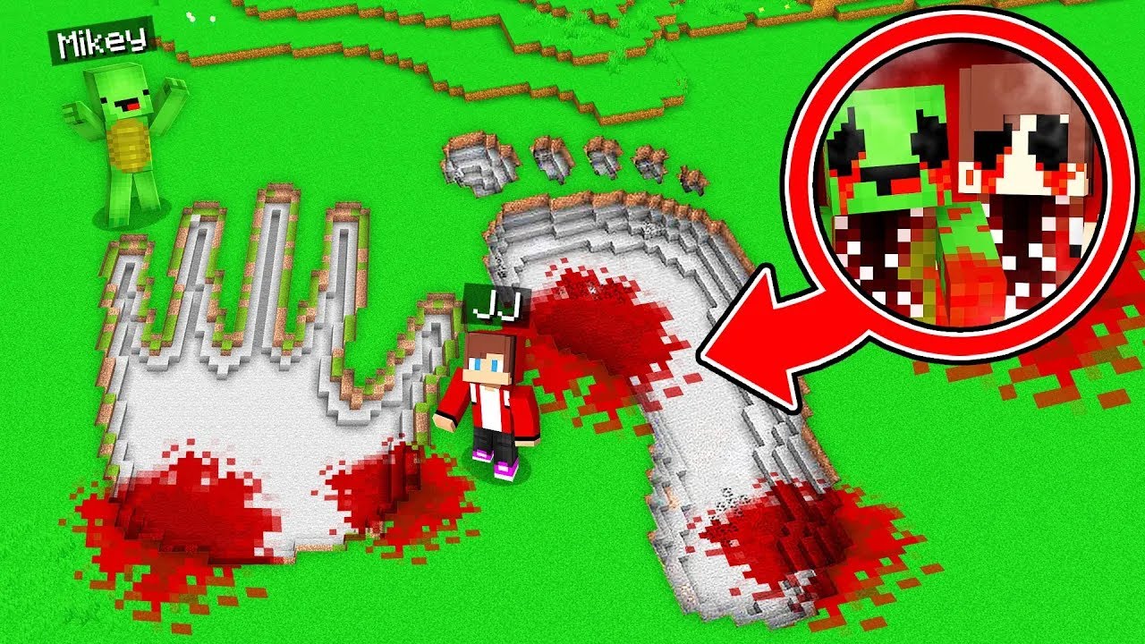 Jj And Mikey Found Scary Handprins And Footprint Maizen And Mikey Exe