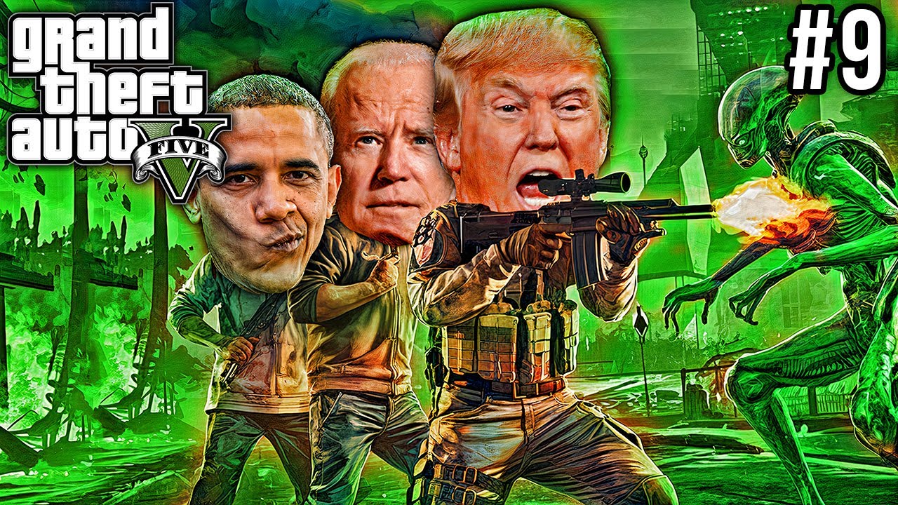 US Presidents play GTA 5 Story mode part 9 - YouTube