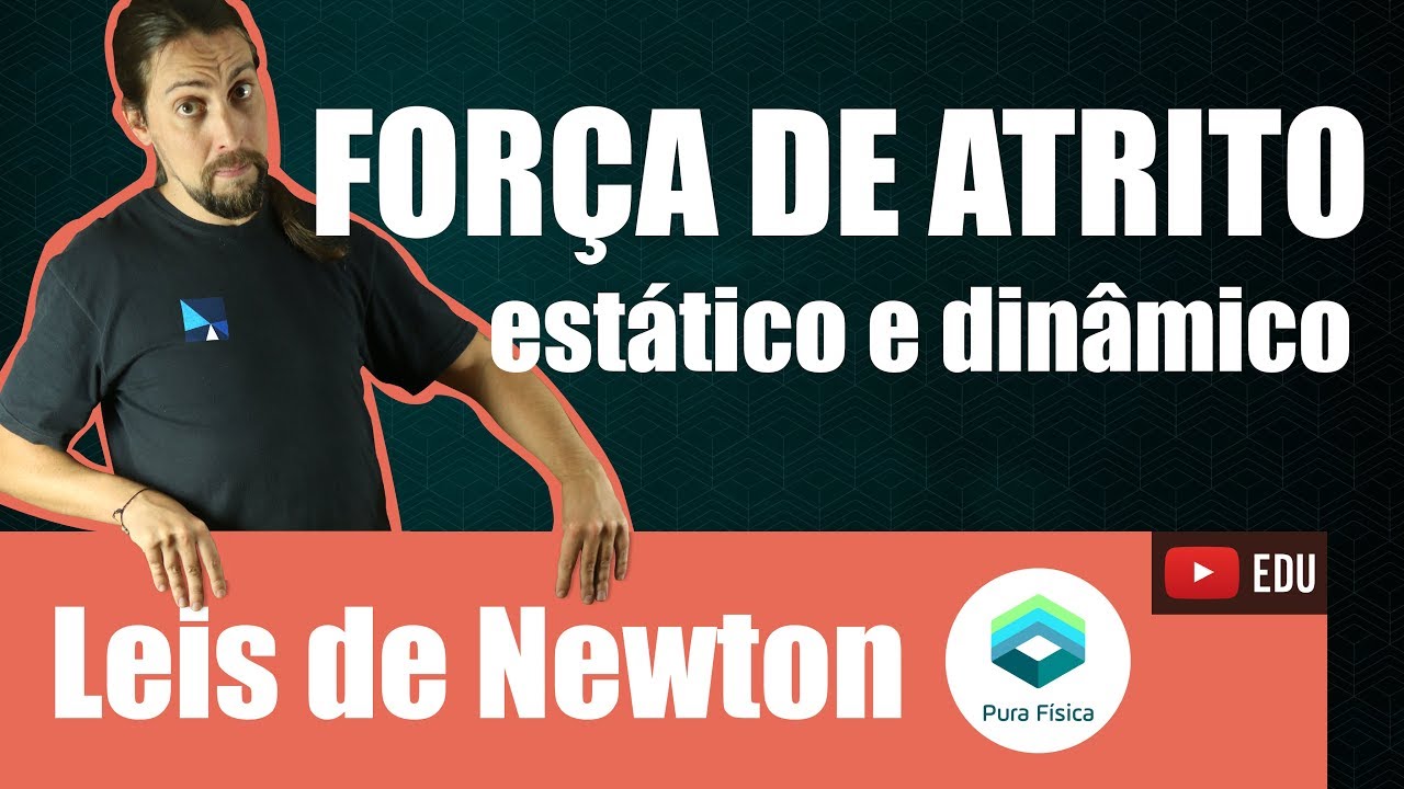 Física - Leis de Newton: Força de atrito estático e dinâmico - YouTube