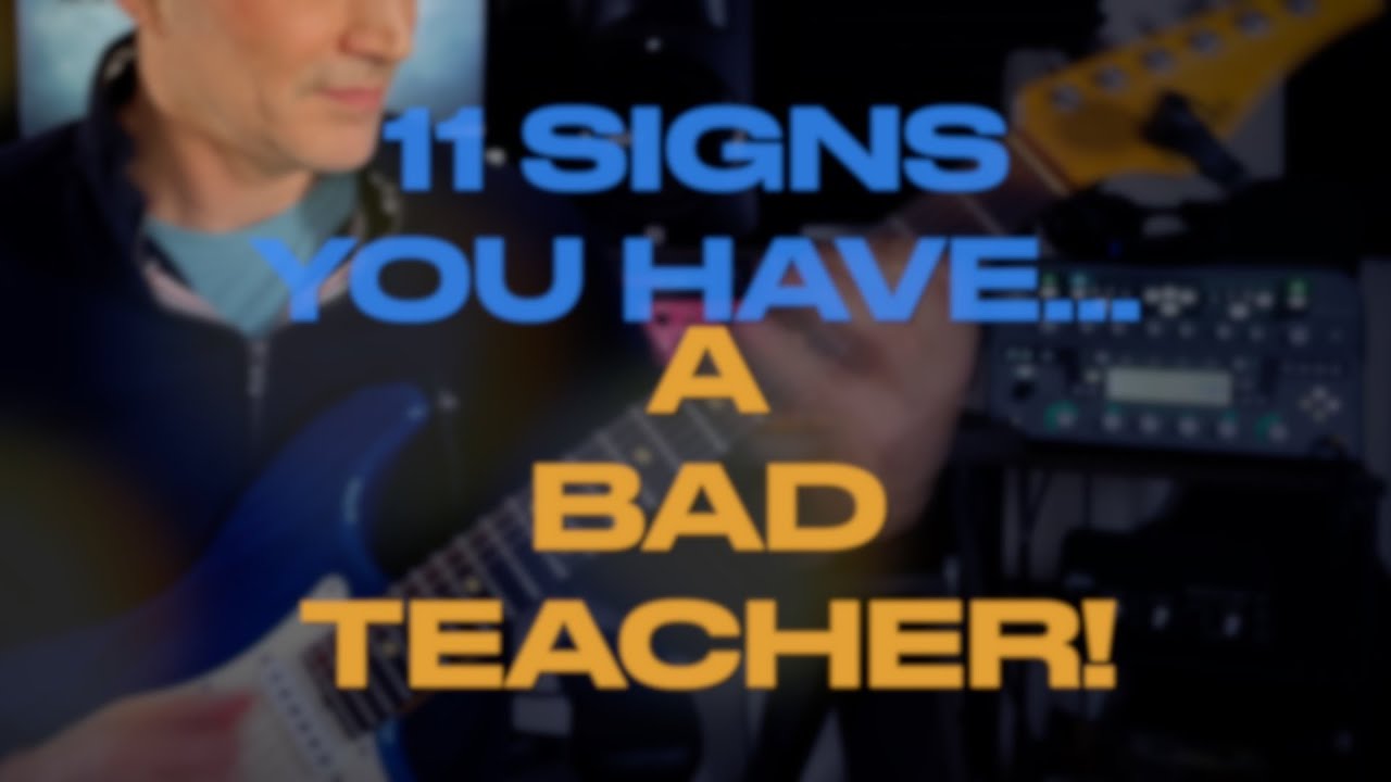 11 Signs You Have a Bad Music Teacher! - YouTube