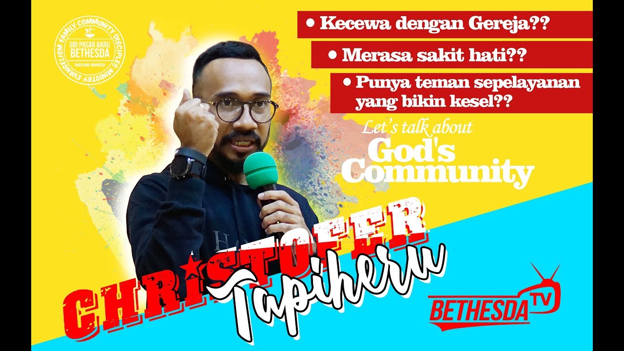"GOD'S COMMUNITY" CHRISTOFER TAPIHERU - YouTube