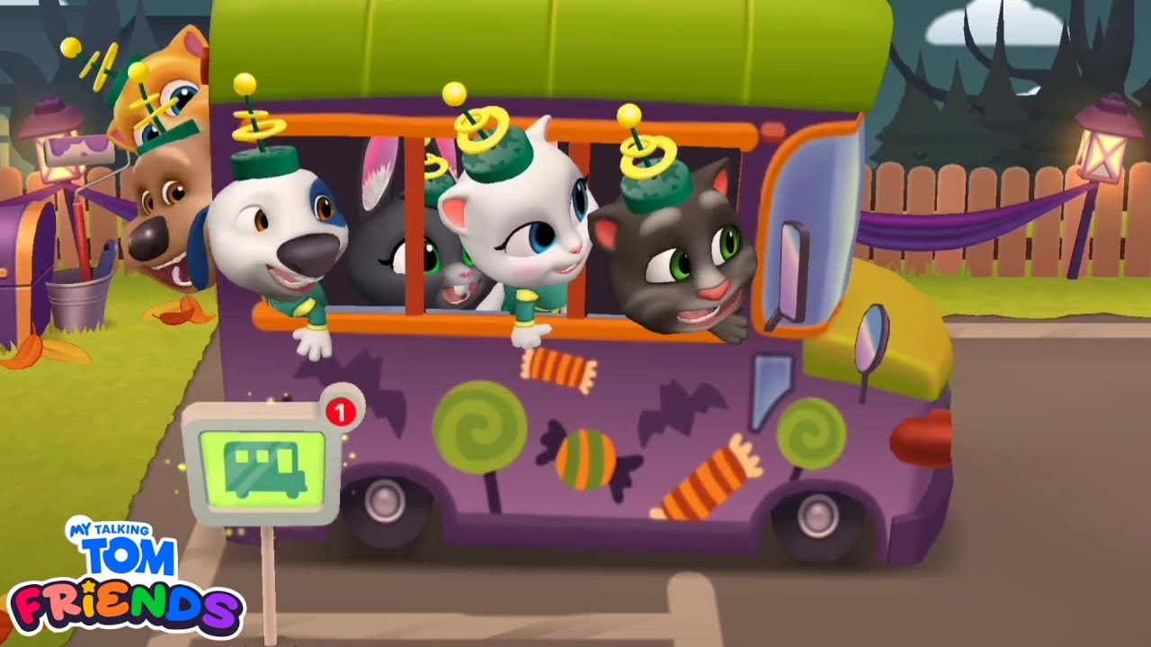 My Talking Tom Friends Halloween Gameplay Episode 242 (Android/iOS ...