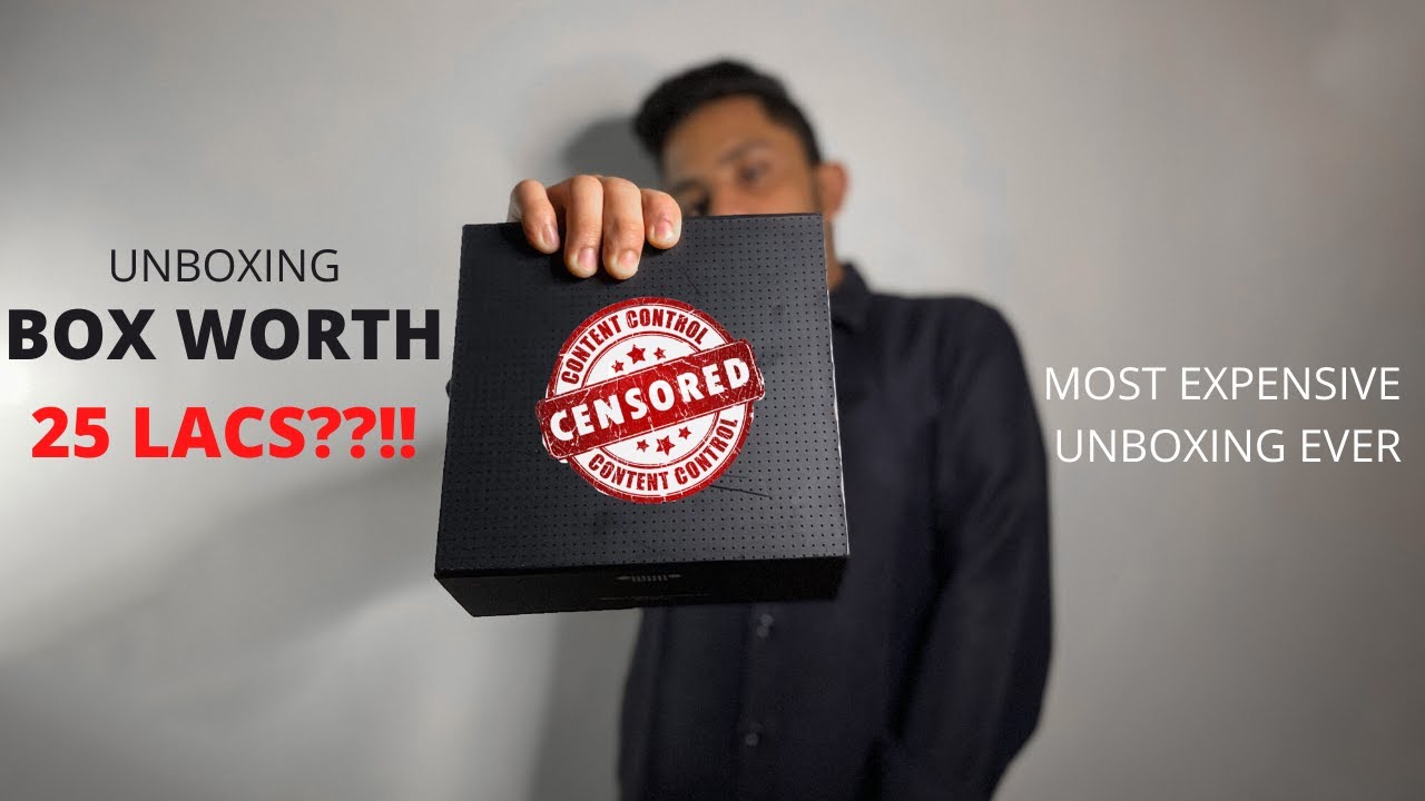 MOST EXPENSIVE UNBOXING EVER??!!! 😱🔥 || 25 LACS WORTH BOX!! 😍😱 - YouTube