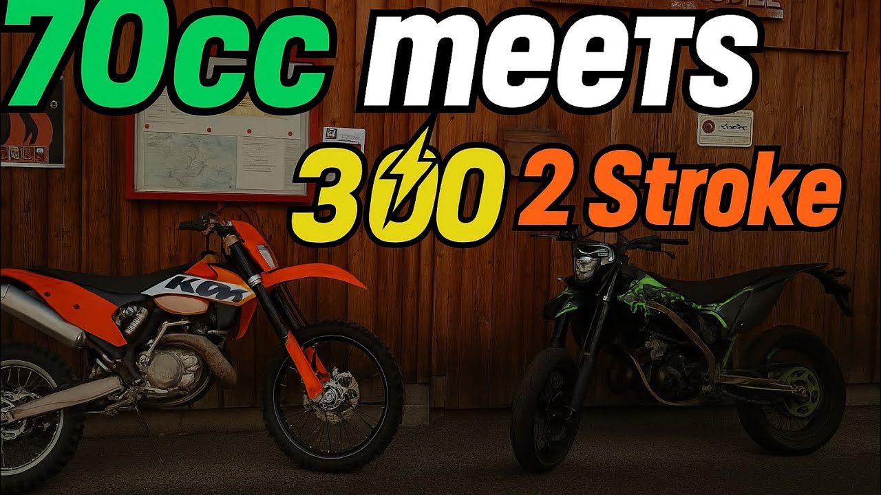 70cc Rieju meets KTM 300 2 Stroke | Thanks Rick for that nice Day 🫶 ...