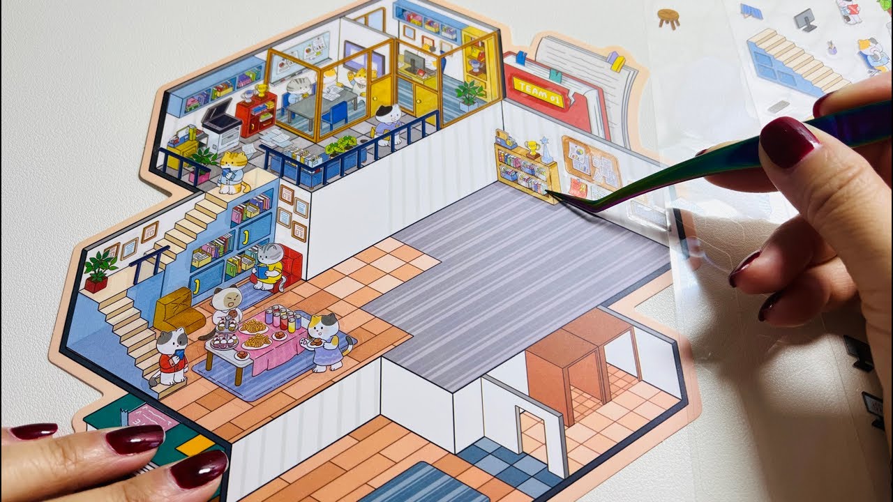 🔴Live now: DIY 3D scene stickers | Relaxing | Sticker together - YouTube