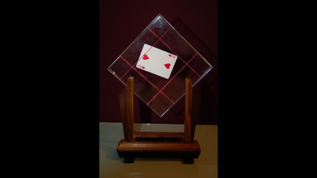TV Card Frame / Card Thru Glass @dynamitemagicshop - YouTube