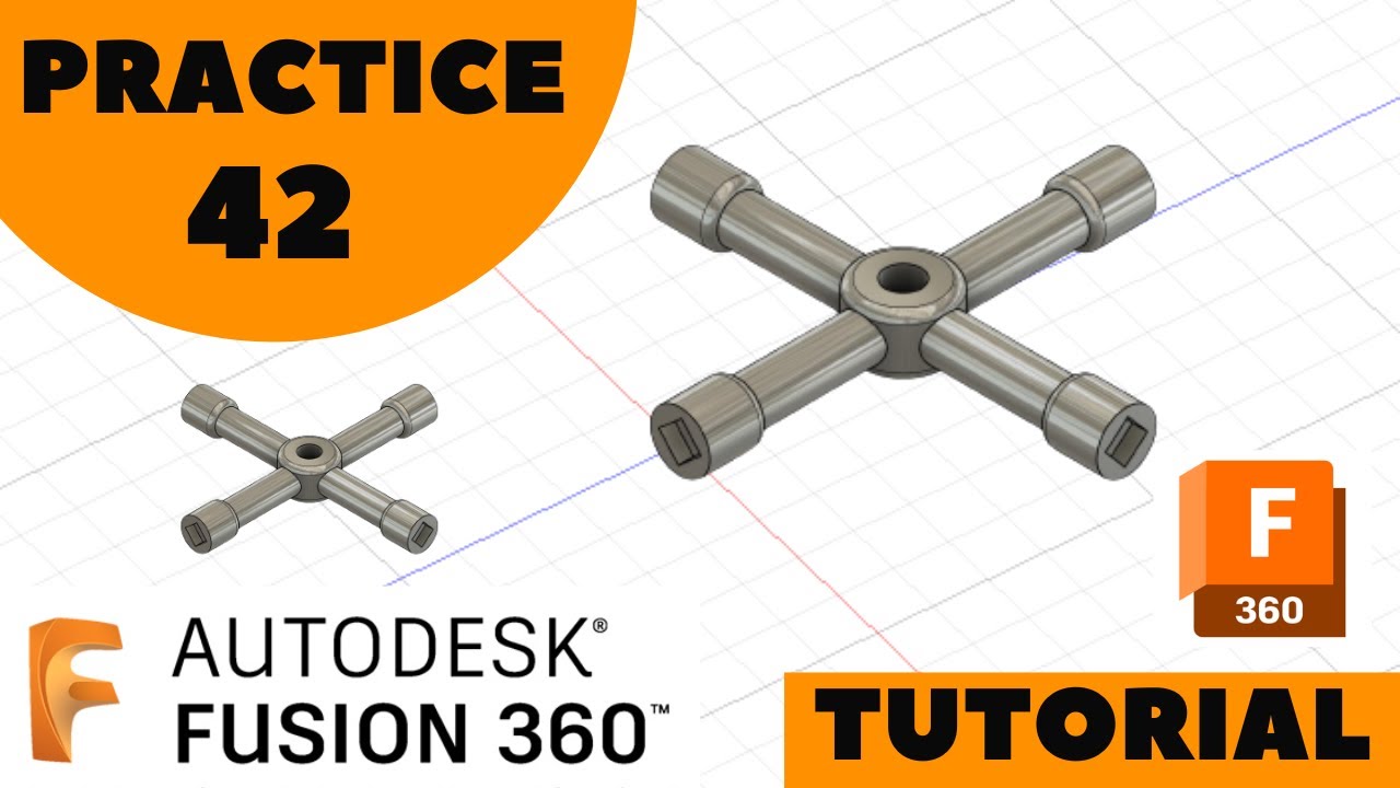 Fusion 360 Practice 42 | Fusion 360 Tutorial - Fusion 360 Tutorial for ...