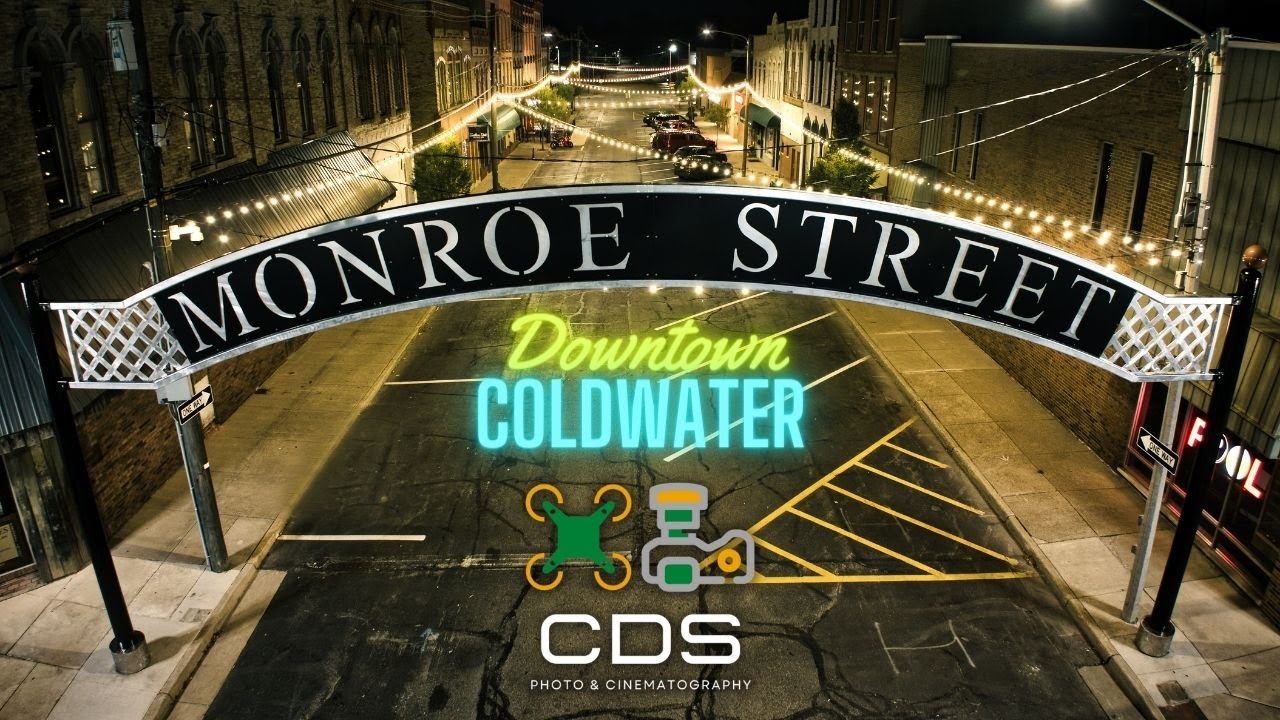 New Monroe Street Arch | Downtown Coldwater, Michigan - YouTube