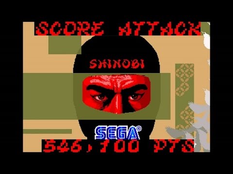 (Arcade) Shinobi Completed 1 Credit, 1cc - 546.100 pts - YouTube