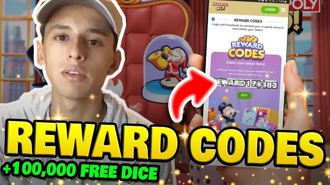 MONOPOLY GO REWARD CODE for FREE DICE 💰 How to get Free Dice Reward ...