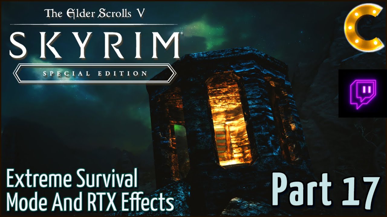 Skyrim Special Edition + RTX Part 17 with Crowd Control & Survival ...