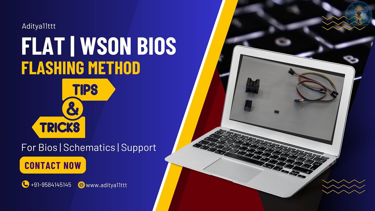 How To Flash A WSON Flat BIOS Chip (and why you should!) - YouTube